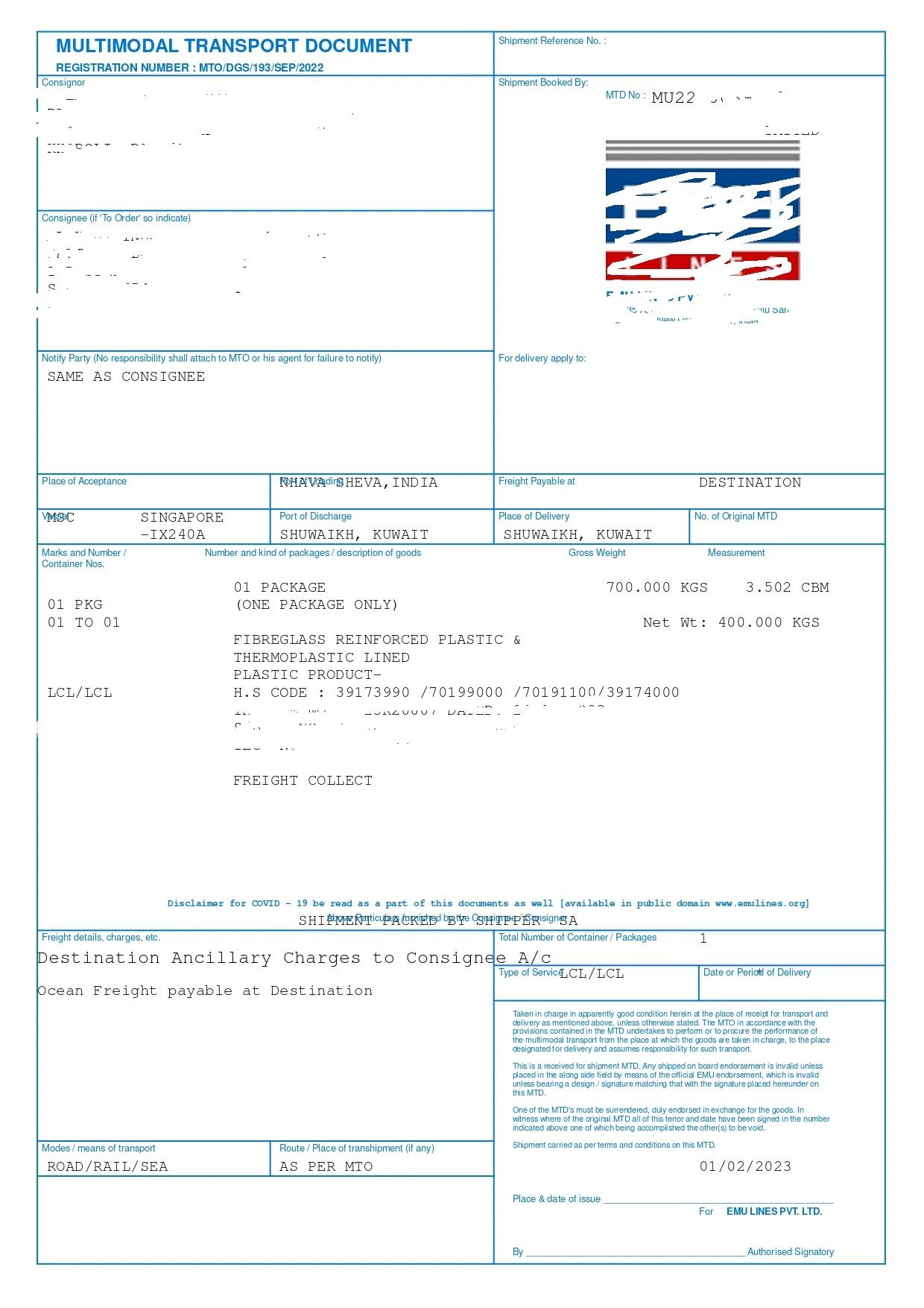 LCL Shipment. How does it different from FCL shipments? LCL Shipment. How does it different from FCL shipments?